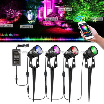 China BLUETOOTH MESH RGB LED LAWN LIGHT with app & voice controlling ...