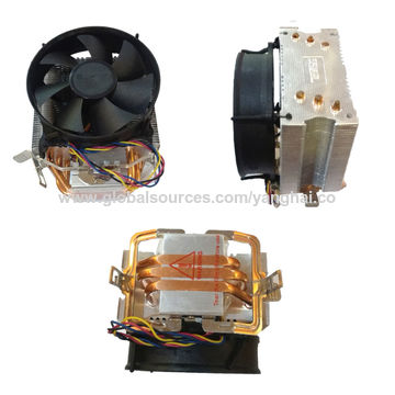 Buy Wholesale China Cpu Cooler 2 Copper Heat Pipe Universal For Intel ...