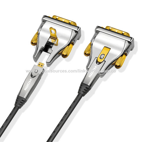 Newest Fiber Optical DVI to DVI cable AOC DVI cable Supports 4K@60Hz up ...