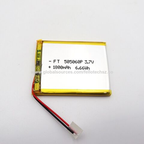 Buy Wholesale China 505060 With 3.7v 1800mah For Spray Heating Lunch ...