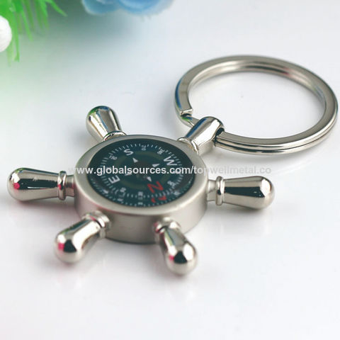 Buy Wholesale China Compass Key Chains Chains New Product Metal Key Chain Customized Is Welcome ...