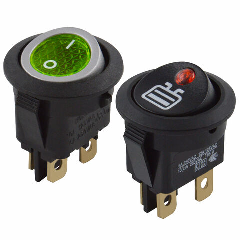 Buy Wholesale China Honyone 20mm Round Rocker Switch, 12a On/off 4p ...