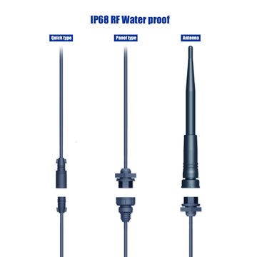 Buy Wholesale Taiwan Ip68 Rf Waterproof Cable Connector Series & Rf ...