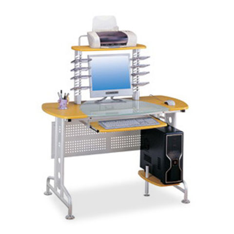 Buy Wholesale China Glass Computer Table With Tempered Glass And ...