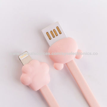 Buy Wholesale China Universal Cartoon Colorful Data Sync Cable 1m Usb ...