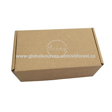 Buy Wholesale China Brown Kraft Paper Box With Logo Customized ...
