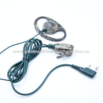 Professional Two Way Radio Headset With Soft D Ring Ear Hook - China ...