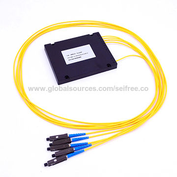 MU Connectors Fiber Broadband Splitter, 1x4 1310nm & 1550nm Optical ...