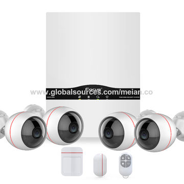 POE NVR Alarm Kit, montoring Video intergrated with buglar alarm system ...