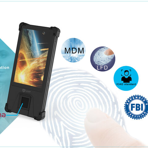 China8'' biometric fingerprint android tablet PC handheld, NFC, FAP30 ...