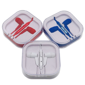 Buy Wholesale China Plastic Earbuds With Acrylic Box With Tangle Free ...