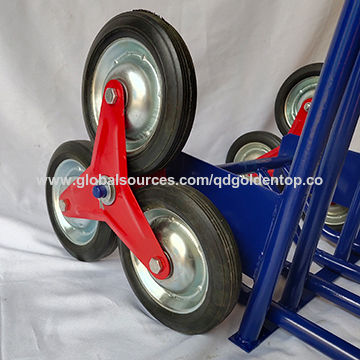 Buy Wholesale China 6 Inch 6x1.75 Stair Climber Solid Rubber Wheel ...