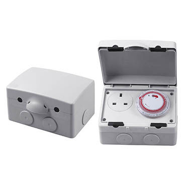 Buy Wholesale China Outdoor Timer Socket, Ip66/7-day Timer Controlled ...
