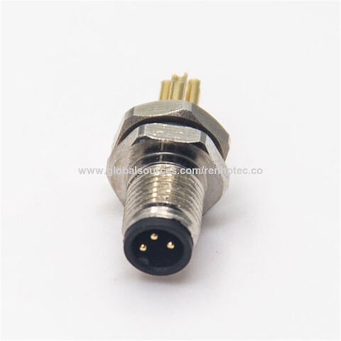 Buy Wholesale China M5 3pin Connector 3pin M5 Back Mount Male Socket ...
