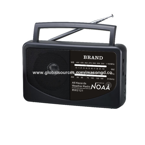 FM/TV/MW/WB 4BANDS portable AC/DC Radio with high sensitivity ...