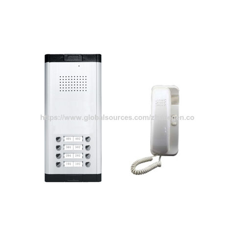 4 Wires Audio 8 Rooms Directly Call Intercom System, Easy Direct-call ...