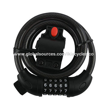 Buy Wholesale China Bicycle Lock, Multicolor Waterproof Combination ...