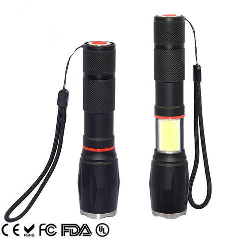 Buy Wholesale China Zoomable Rechargeable Cob Tactical Led Flashlight ...