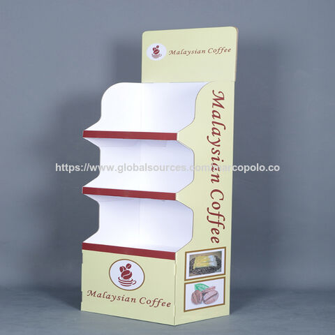 Buy Wholesale China Acrylic Display Shelf Coffee Display Rack With 3 ...