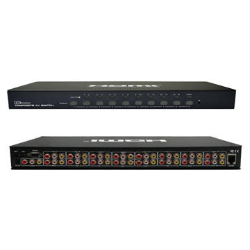 S-Video Audio/Video Selector Switch for Controlling Home Theater System ...