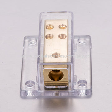 Buy Wholesale China Power Ground Distribution Block 1x4ga In 4x8ga Out & Power Distribution ...