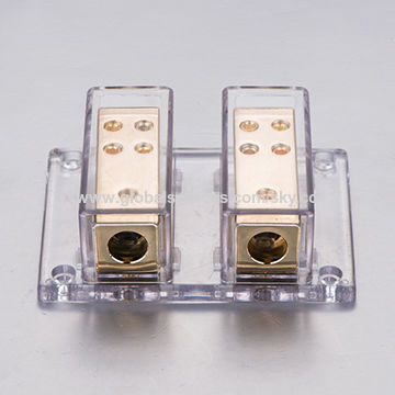 Power Ground Distribution Block 2X4GA In 8X8GA Out, power distribution ...