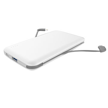 Built-in Lightning Cable 10000mah Power Banks Ce Rohs Reach Approved ...