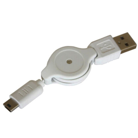 USB Retractable Cable for iPod Mini, USB 2PM to AM, USB Retractable ...