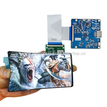 China 6 inch 2160x1080 2K OEM custom soft HDM curved flexible oled ...