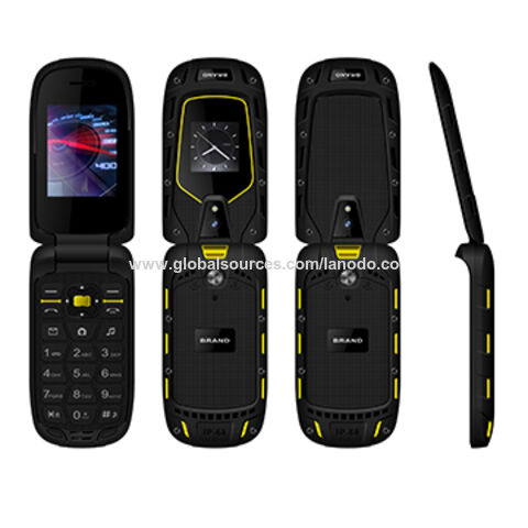 Buy Wholesale China 2.4" 2g Flip Rugged Mobile Phone Ip68 Dual Sim Card ...