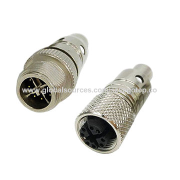 Buy Wholesale China 8pin M12 X-code 8pos Male Assemble Shield Plug ...