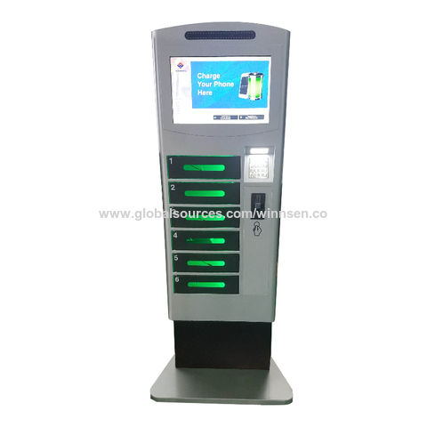 Buy Wholesale China Secure Public Large Screen 6 Lockers Mobile Cell ...