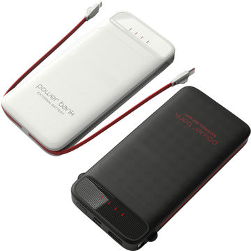 New 10000mAh integrated Type-C and Lightning Cables Polymer Power Bank ...