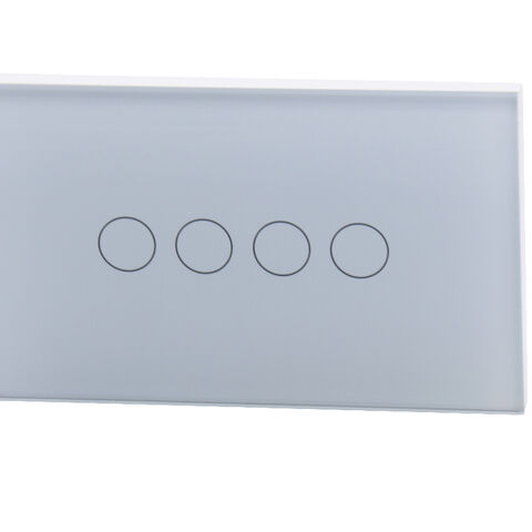 4 gang zigbee us standard switch, Tempered Glass US smart switch, smart ...