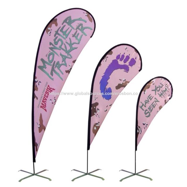 Bendera Teardrop Untuk Iklan, Bendera Pantai, Berbagai Ukuran, Terbuat ...