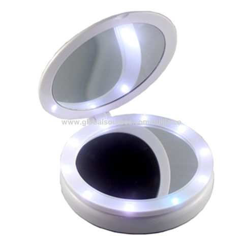 Buy Wholesale China Desktop Double Sided Led Lighted Makeup Mirror With ...