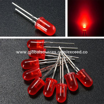 Buy Wholesale China 0.06w 2.0v Red Round 5mm Cheap Led Diode Chip & Red ...