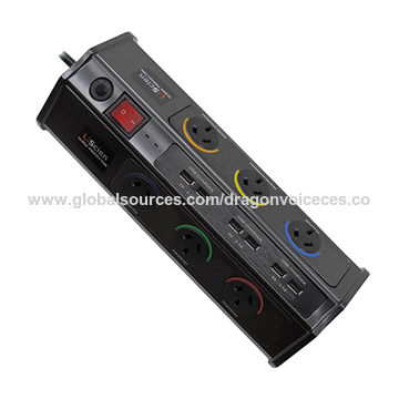 Australia 6-way Outlets 6 Usb Ports 15a Appliance Power Socket Adapter ...