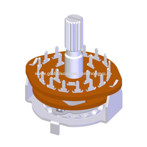 Buy Wholesale China 30mm /reverse Pcb Mount/ 2-pole 8-position/ Heavy ...