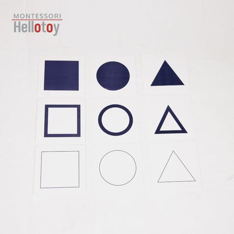 Buy Wholesale China Montessori Material Sensorial Geometric Form Cards ...