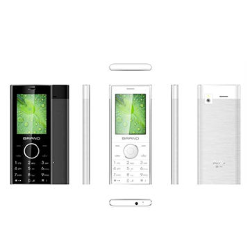 GSM 2.4" Slim Aluminum 2G Feature Phone, GSM feature phone aluminum ...