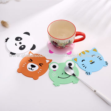 Buy Wholesale China Promotional Custom Pvc Soft Rubber Coaster Non-slip ...
