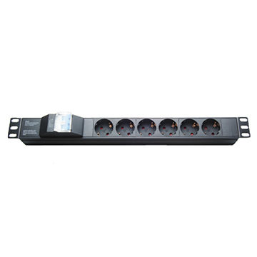 Buy Wholesale China 1u 6 Ways Germany Type Pdu Socket With 2 Pole Mini ...