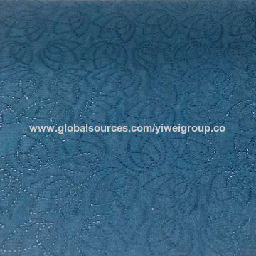 Imitated Silk and Tricot Fabric, High-frequency Embossing, Multiple ...