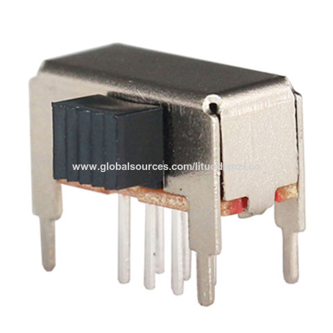 China Horizontal slide switch with 10,000 cycles lifespan/rating 0.3A ...