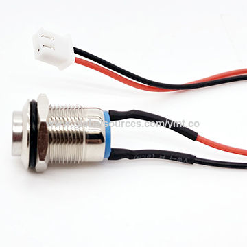 Buy Wholesale China Metal Assembly Push Button Switch With Wire Harness ...