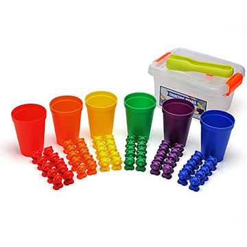 Buy Wholesale China Rainbow Counting Bears With Matching Sorting Cups ...