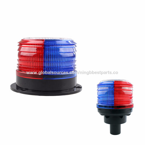 Buy Wholesale China Led Solar Strobe Light With Blue And Red Light ...