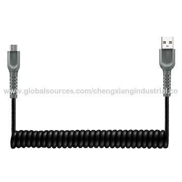 Buy Wholesale China New Mould Coiled Cable Fast Charging And Data ...