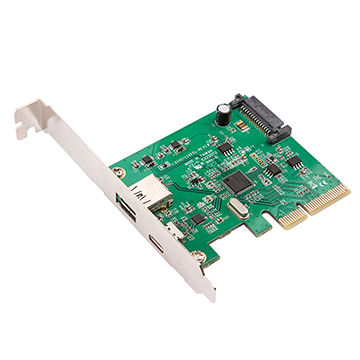 Buy Wholesale China Pci Express X4 To 1 Port Usb 3.1 Type A And 1 Port ...